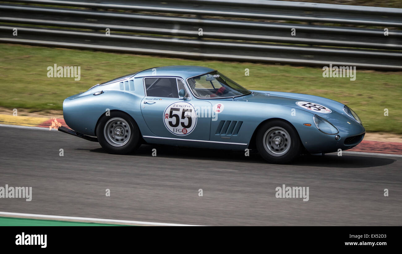 Classic Car racing at the Spa Classic 2015 Stock Photo - Alamy