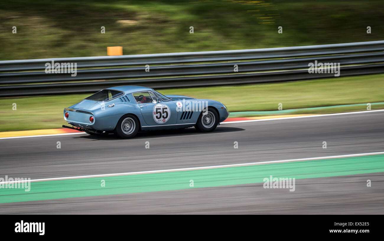Classic Car racing at the Spa Classic 2015 Stock Photo - Alamy