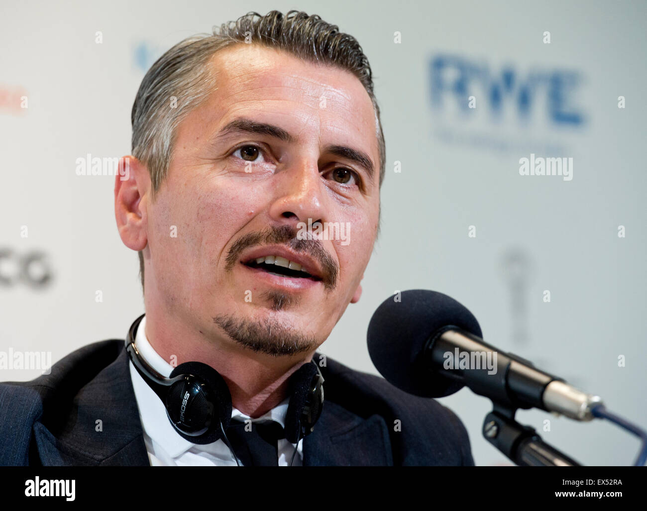 Actor Astrit Kabashi presents movie Babai during the 50th International ...