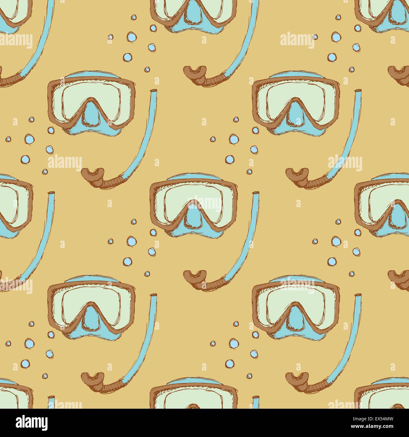 Scuba diving sketch hi-res stock photography and images - Alamy