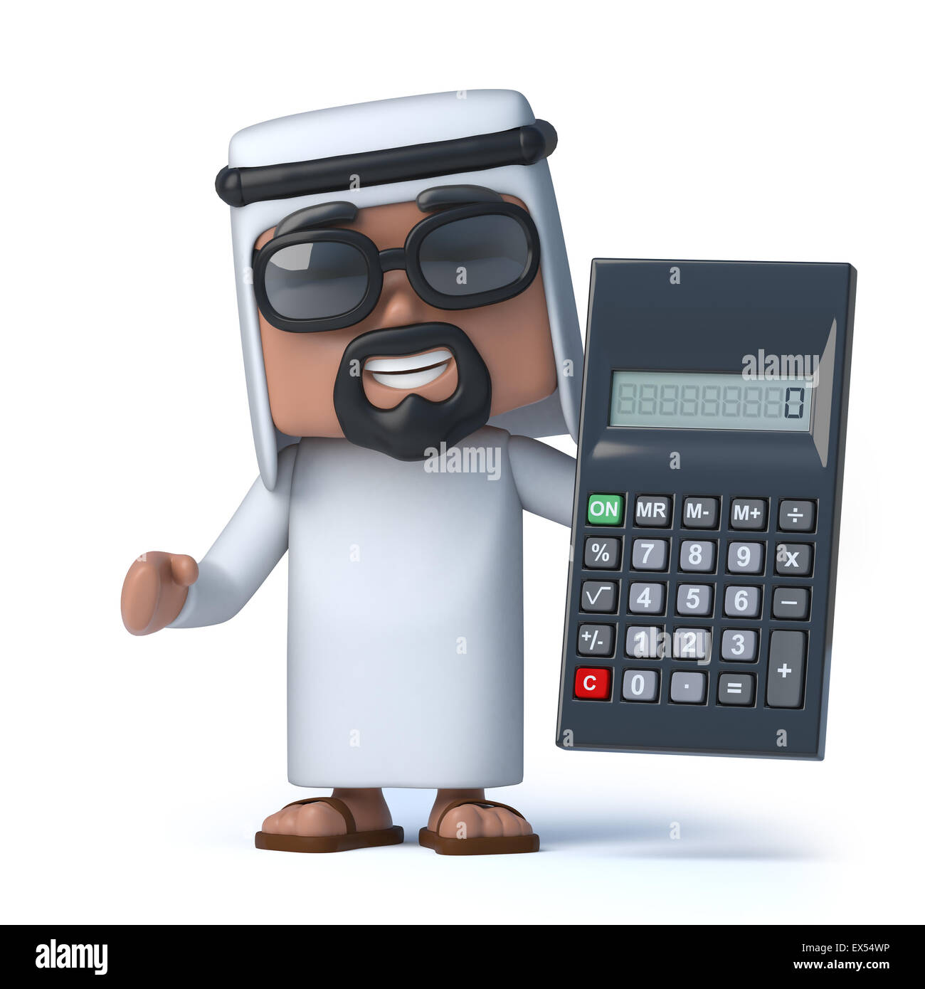 Arab 3d calculator hi-res stock photography and images - Alamy