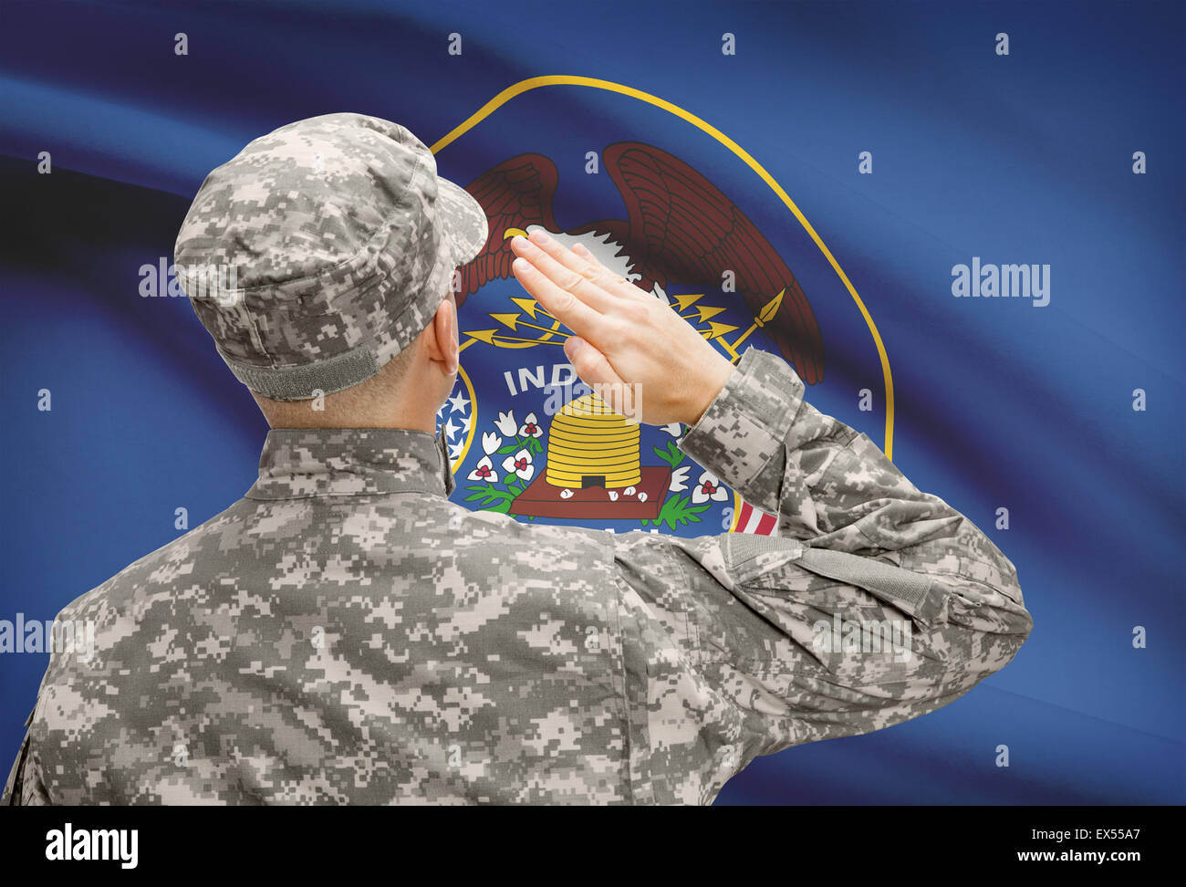 Utahn flag hi-res stock photography and images - Alamy