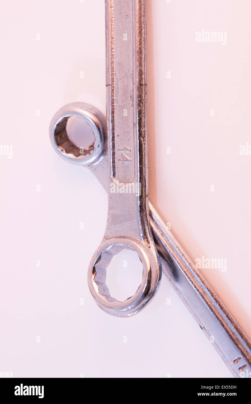 work wrench steel metal industry object shiny Stock Photo - Alamy