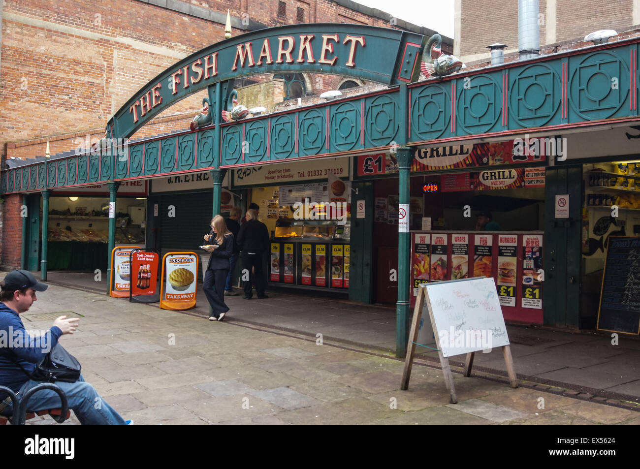 Derby fish market hi-res stock photography and images - Alamy