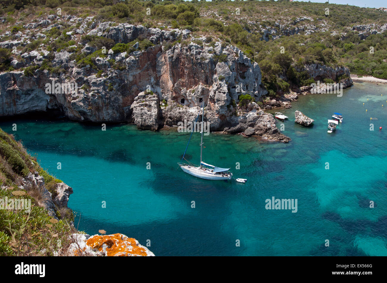 Minorca calas coves hi-res stock photography and images - Alamy