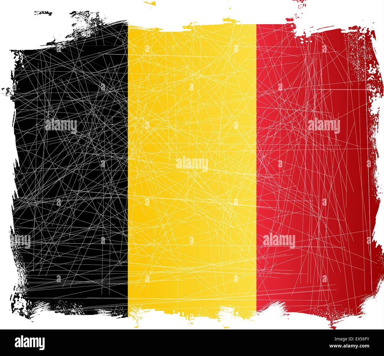 Belgium flag artwork hi-res stock photography and images - Alamy