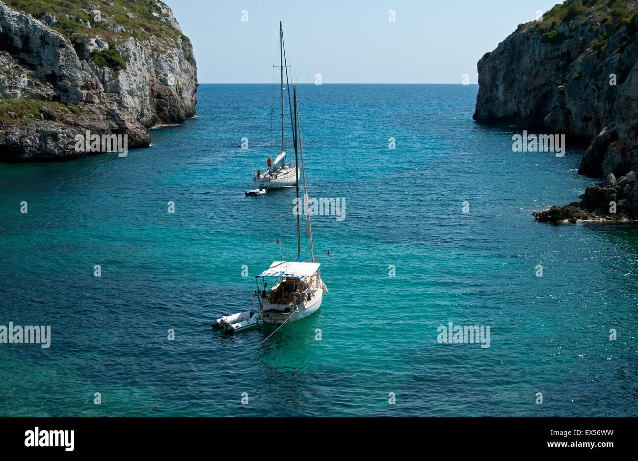 Secluded cove in menorca hi-res stock photography and images - Alamy