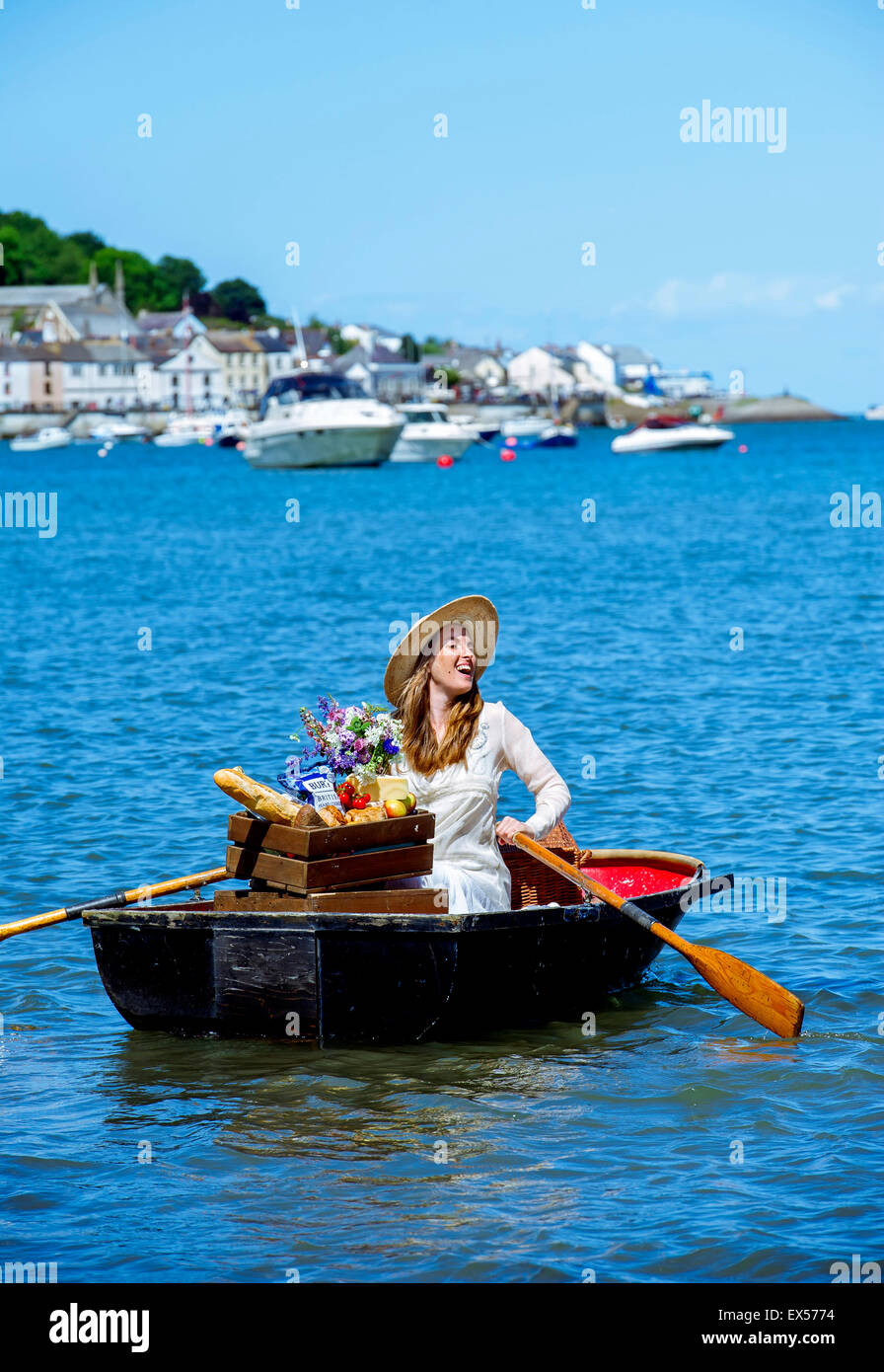 Woman Rowing Boat Dress High Resolution Stock Photography and Images ...