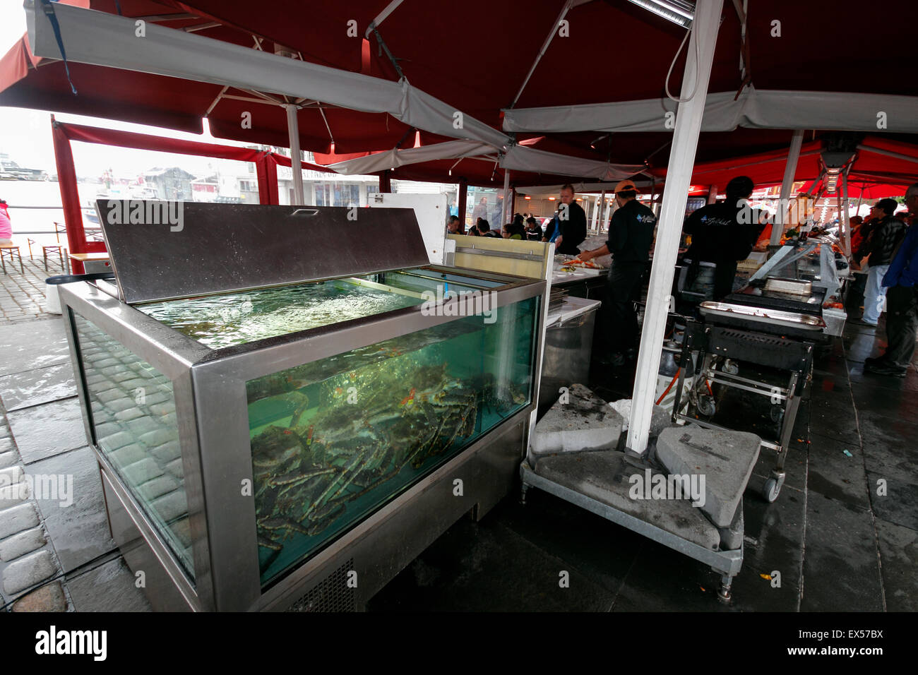 Fisketorget, Fish Market, Bergen, Norway, Scandinavia, Europe Stock ...