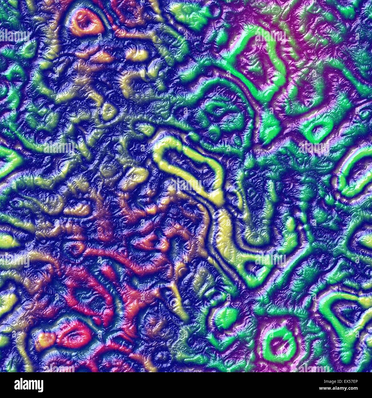Closeup of the colorful alien skin texture with folds illustration ...