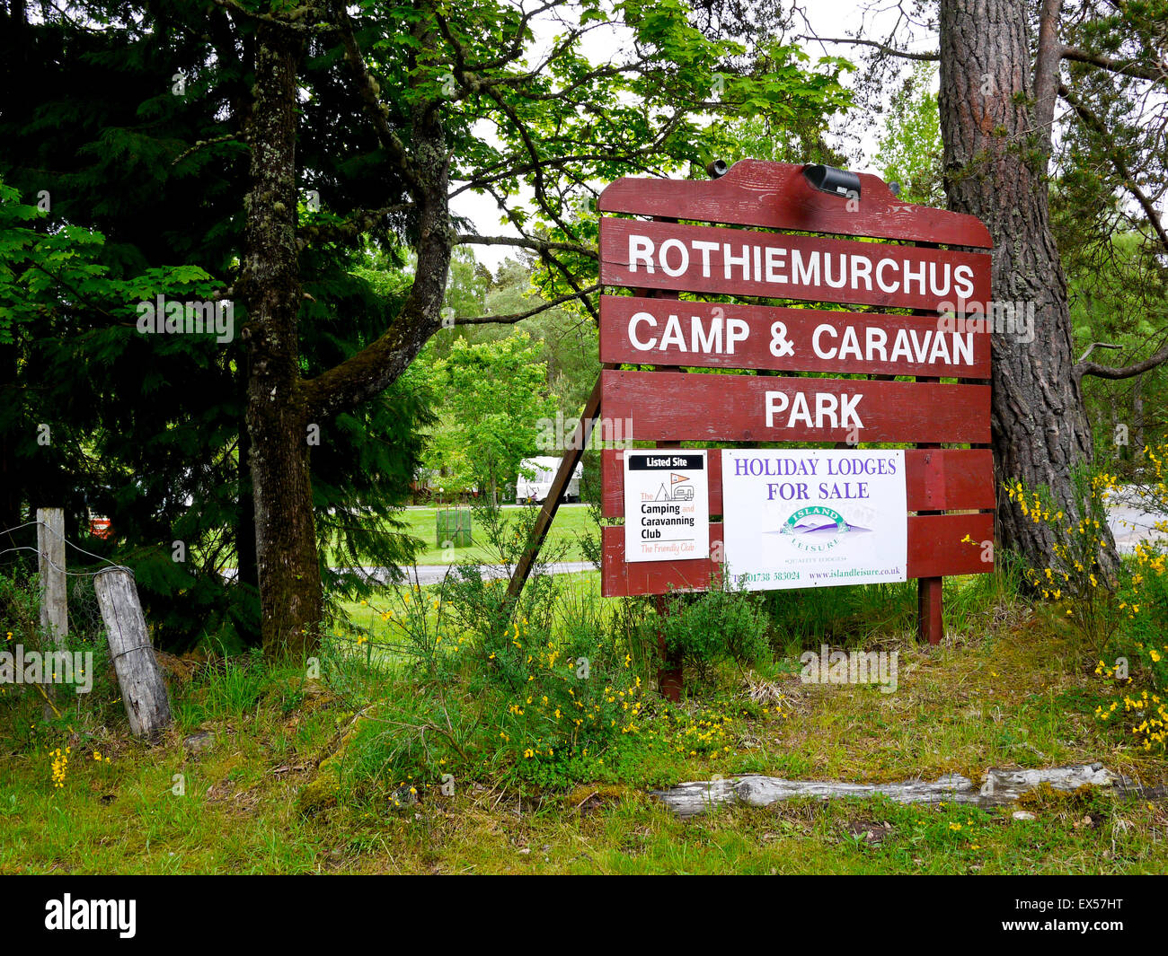 Rothiemurchus camp hi-res stock photography and images - Alamy