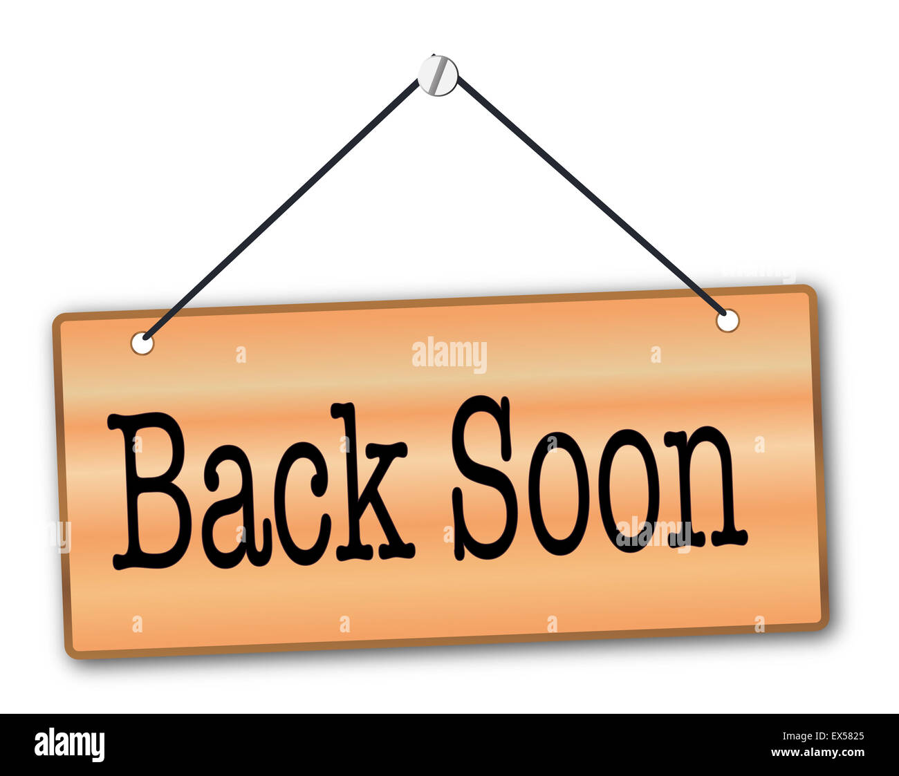 Come back soon sign hi-res stock photography and images - Alamy