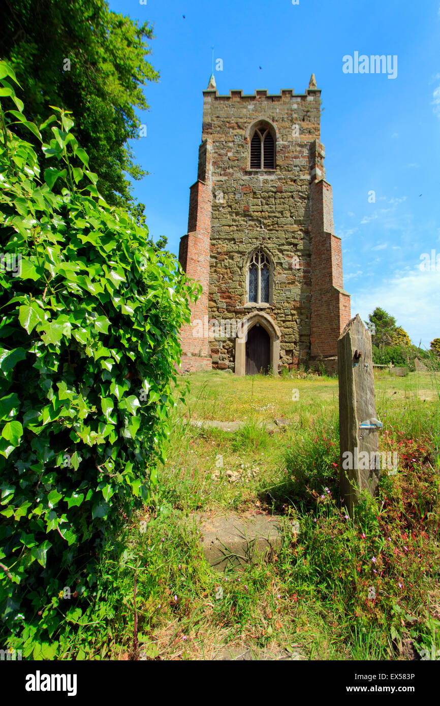 St Michael's church in the village of Market Stainton, Lincolnshire ...