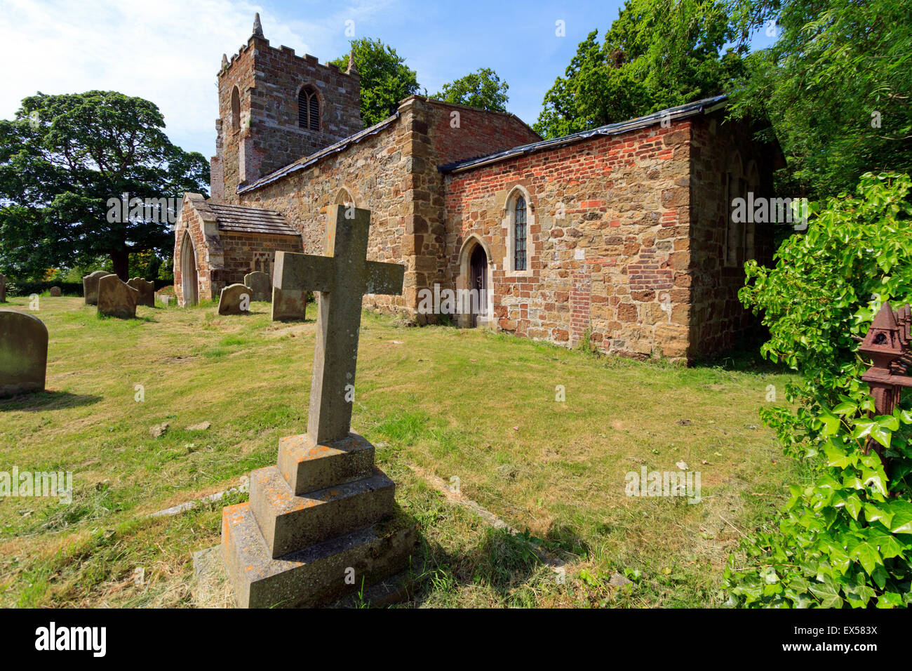 St Michael's church in the village of Market Stainton, Lincolnshire ...