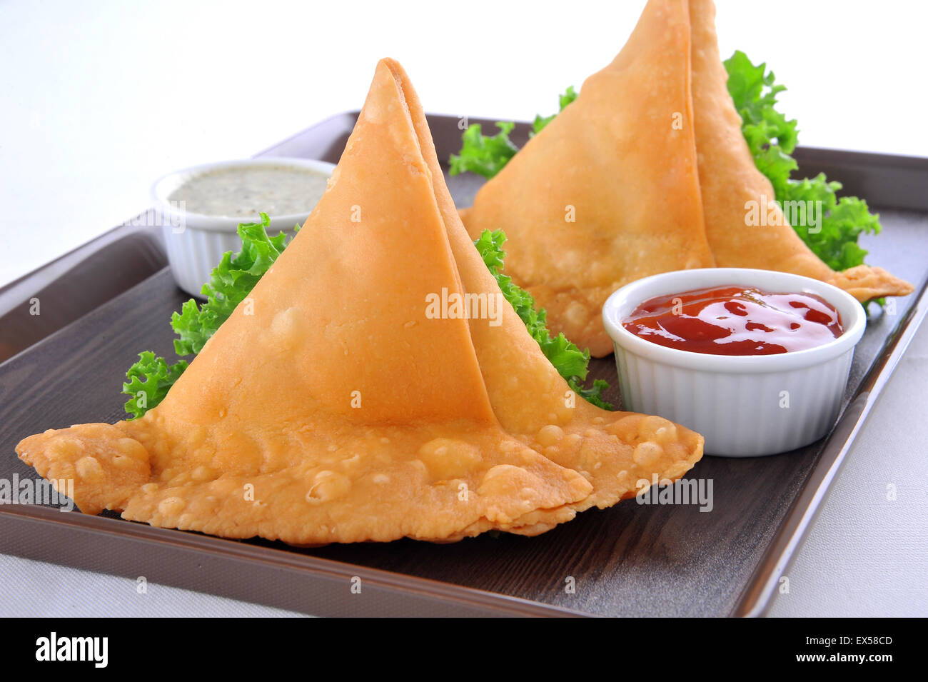 Indian potato samosa hi-res stock photography and images - Alamy