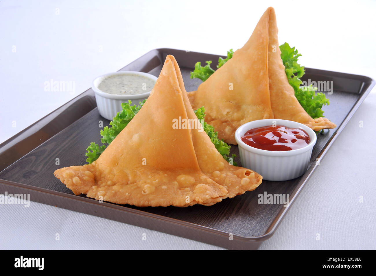 Panjabi Potato Samosa Stock Photo - Alamy