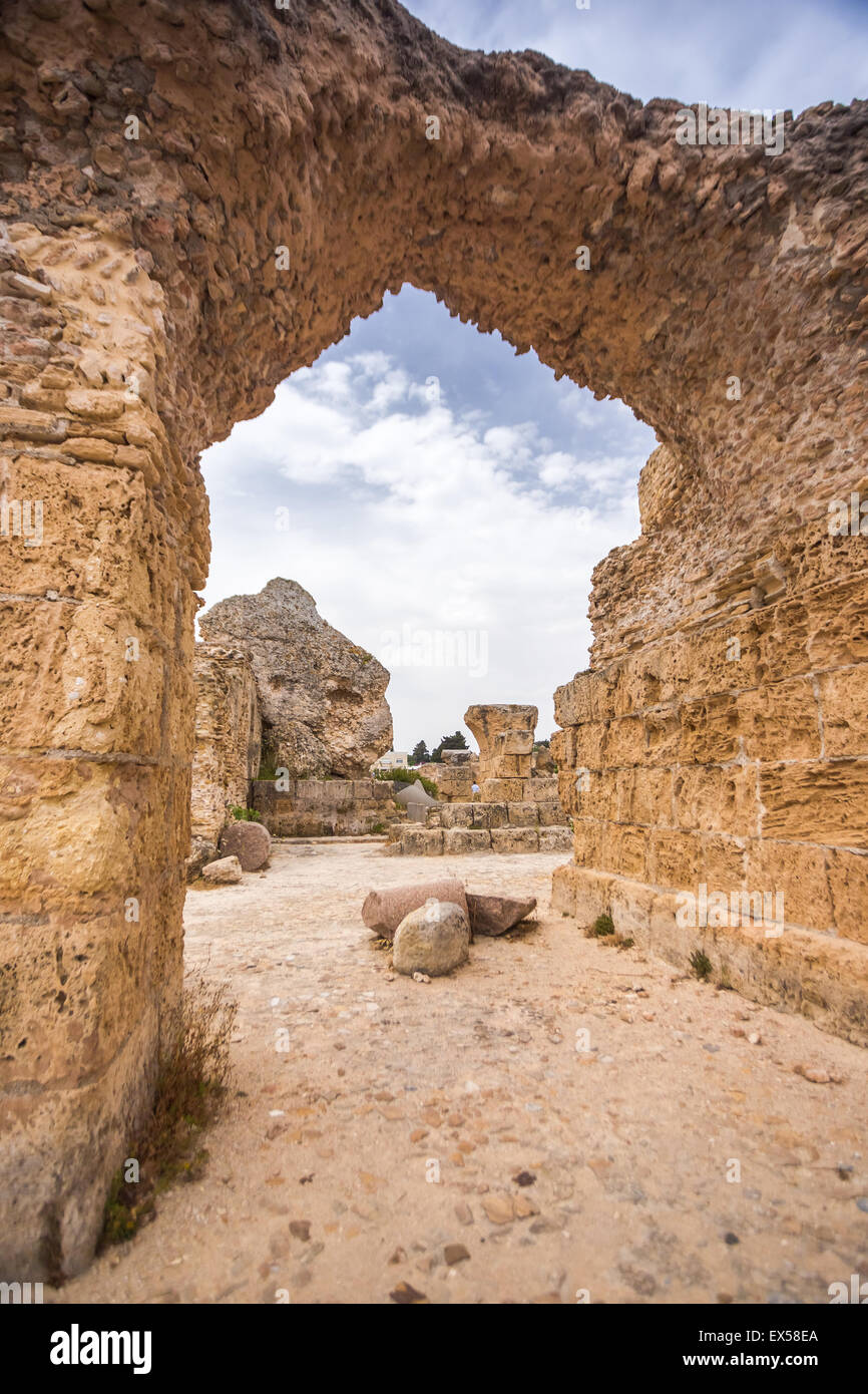 Archaeological site of carthage ruins hi-res stock photography and ...