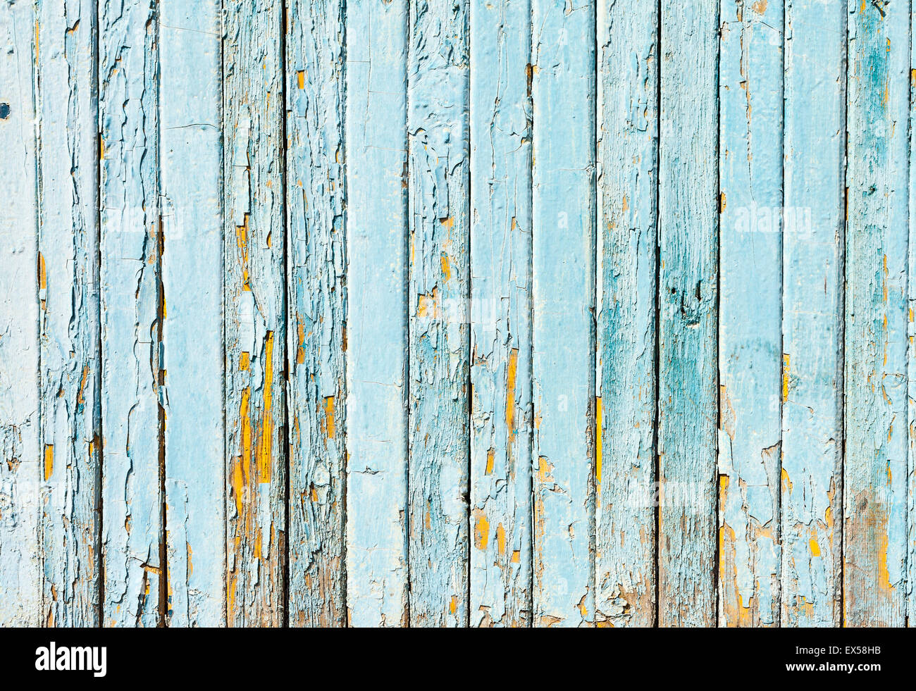 Blue Distressed Wood Background