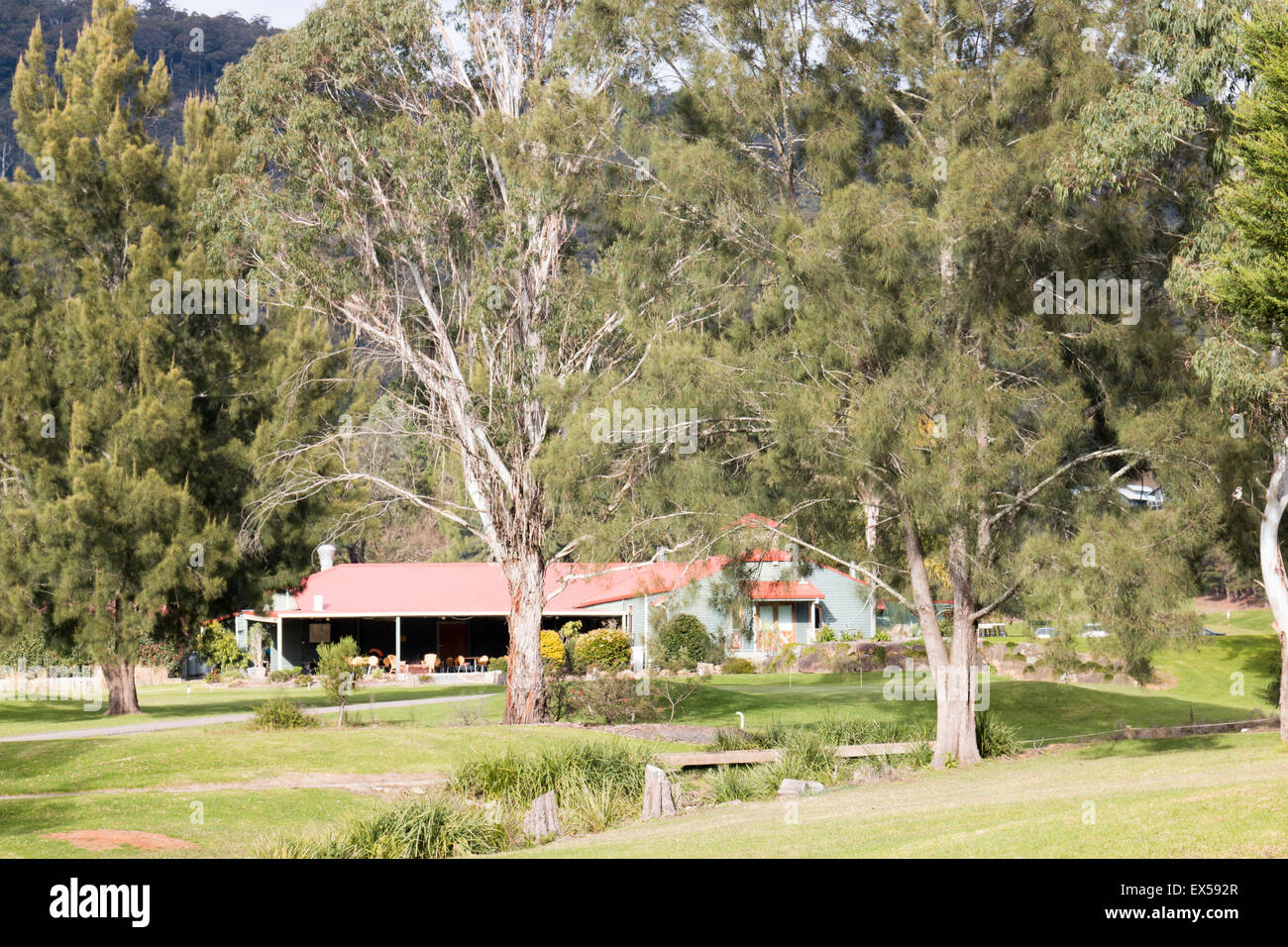 Kangaroo valley golf course and club house, southern highlands of new ...