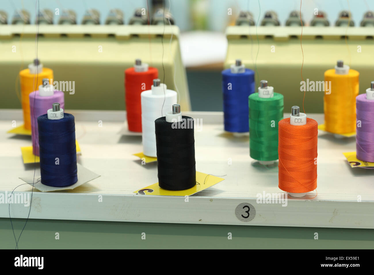 Cotton reels on sewing machine hi-res stock photography and images - Alamy