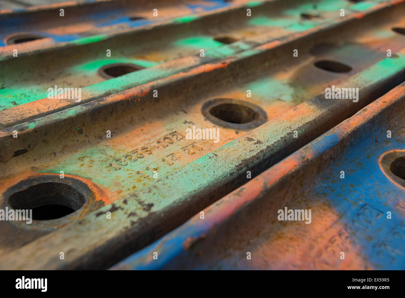 Rail fish plates hi-res stock photography and images - Alamy