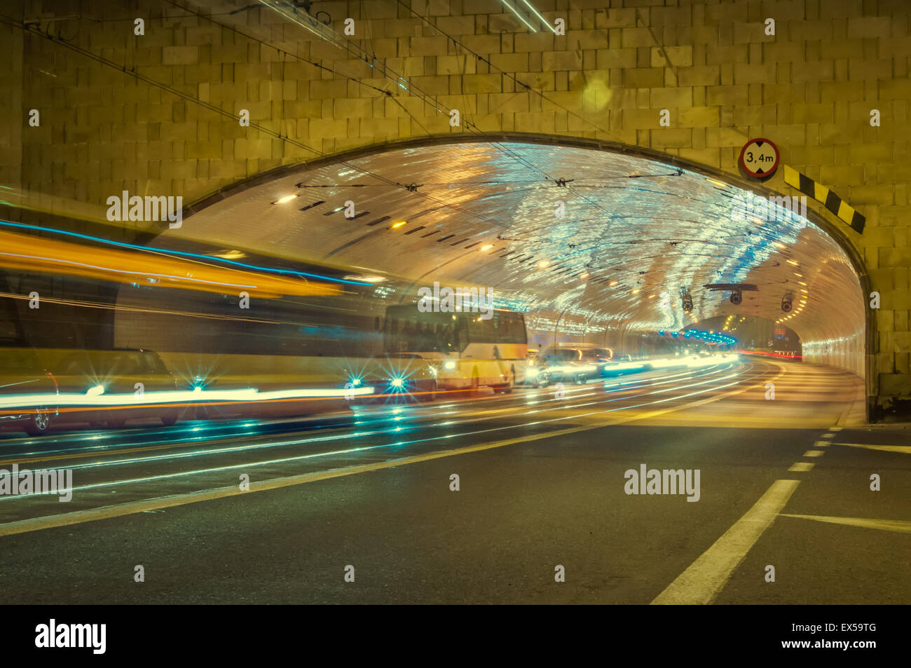 Tunnel lane hi-res stock photography and images - Alamy