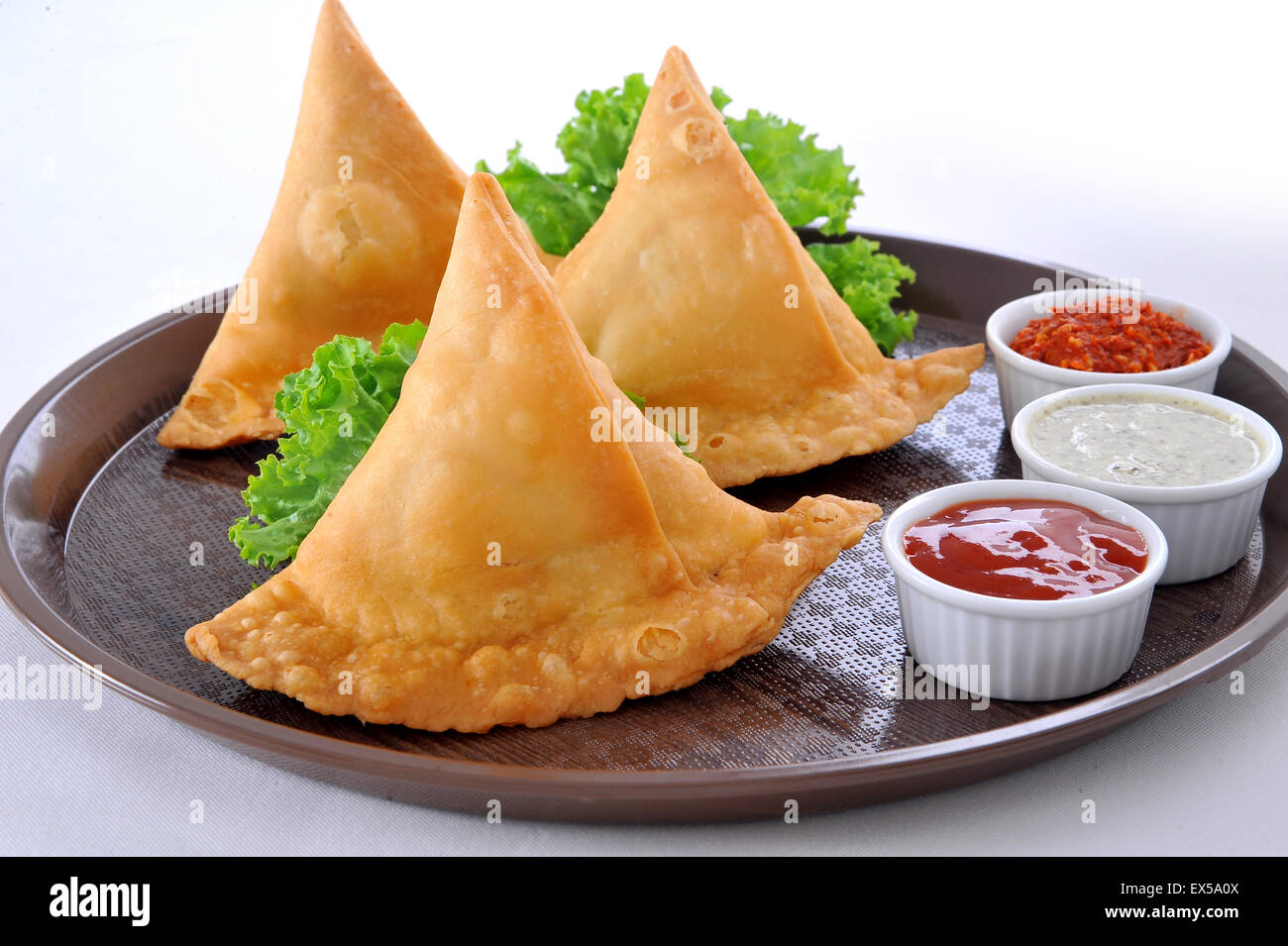 Potato Panjabi Samosa Stock Photo - Alamy