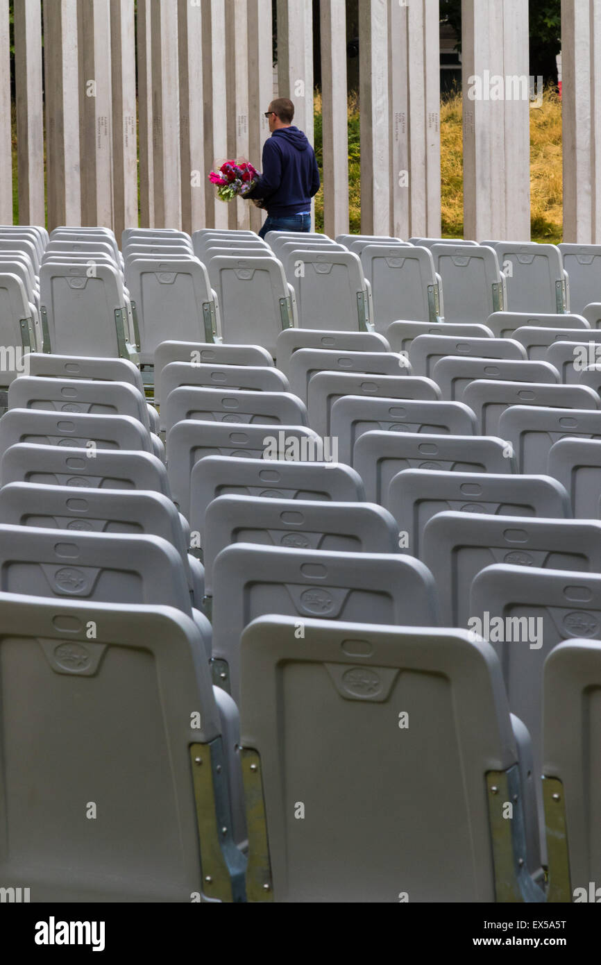 Hyde Park, London, July 7th 2015. As Londoners remember the tenth ...