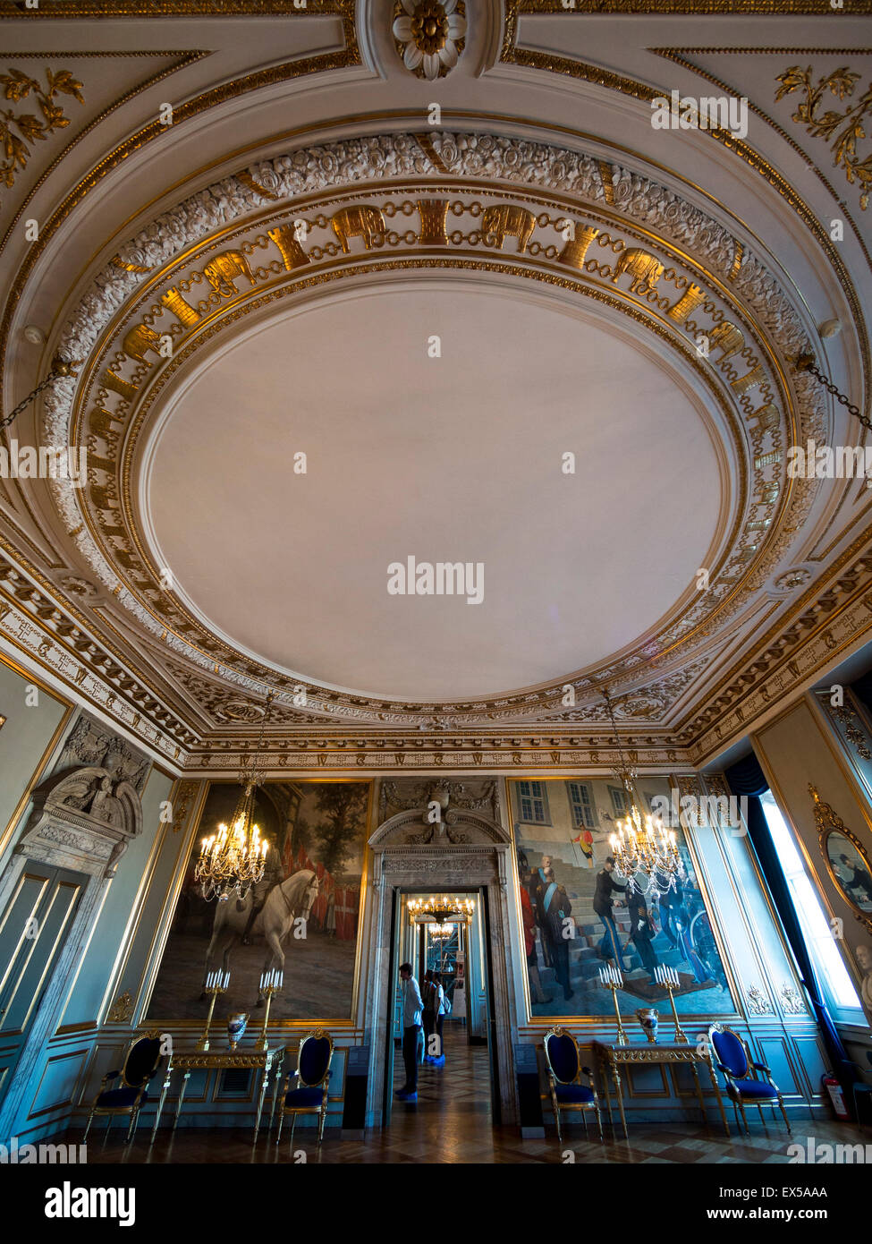 The interior of Christiansborg Palace,Copenhagen,Denmark Stock Photo ...