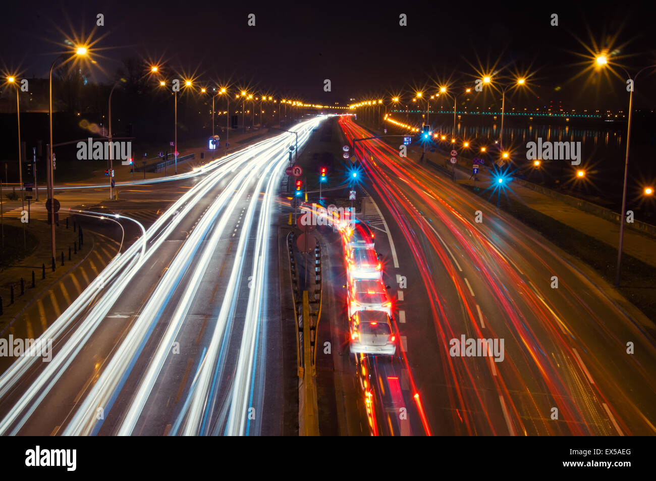 Multiple land highway hi-res stock photography and images - Alamy