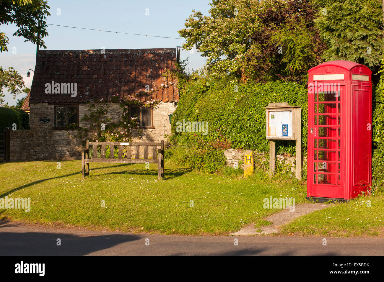 Telephone kiosk village hi-res stock photography and images - Alamy