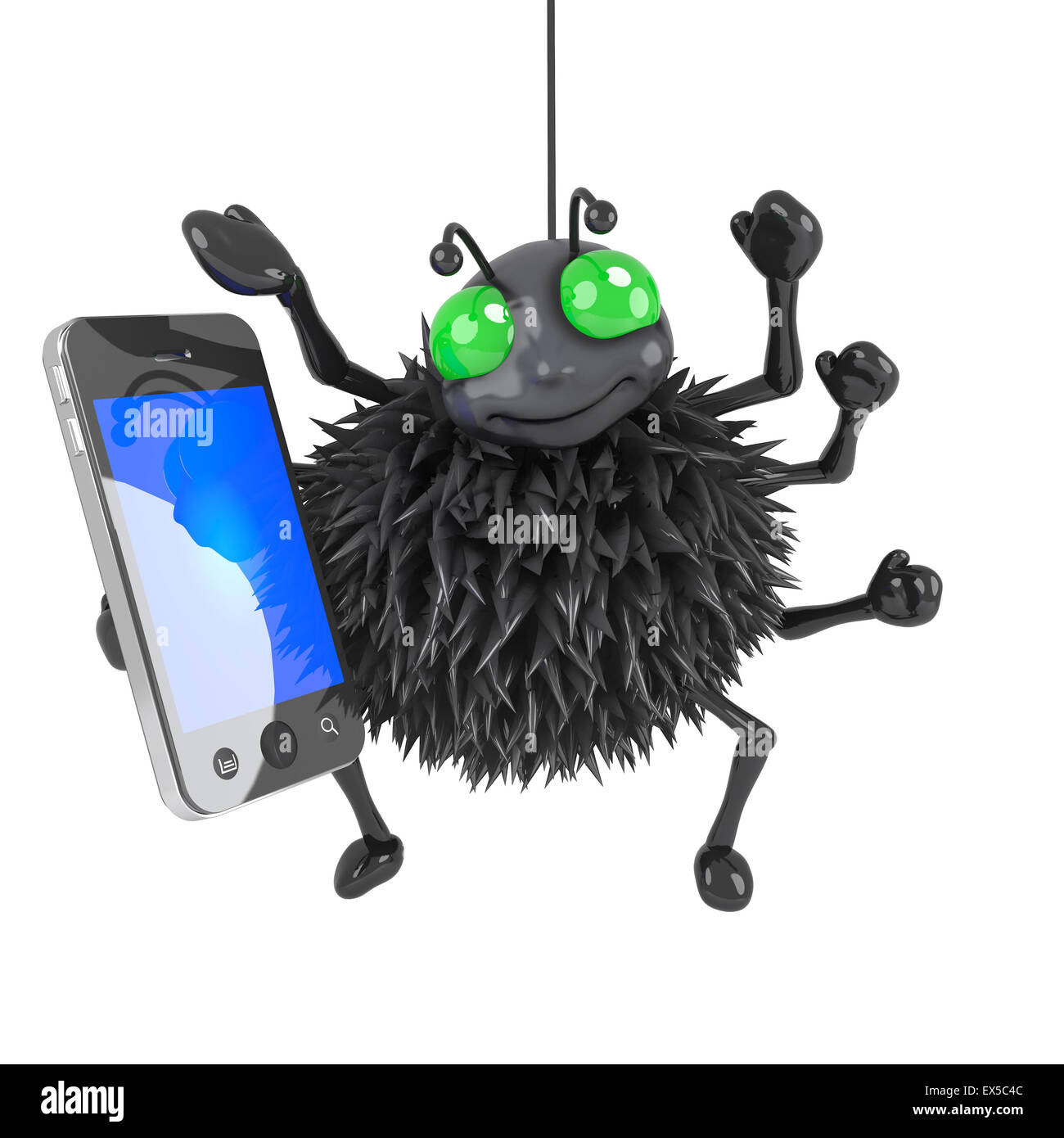 Spider phone hi-res stock photography and images - Alamy