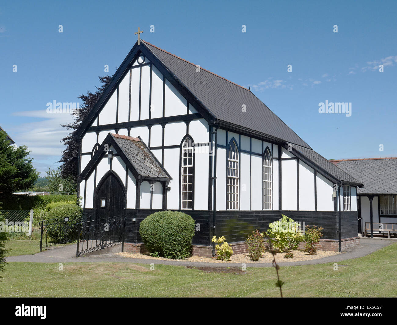 Sacred Heart Roman Catholic Church in Chirk Wrexham Wales UK Stock ...