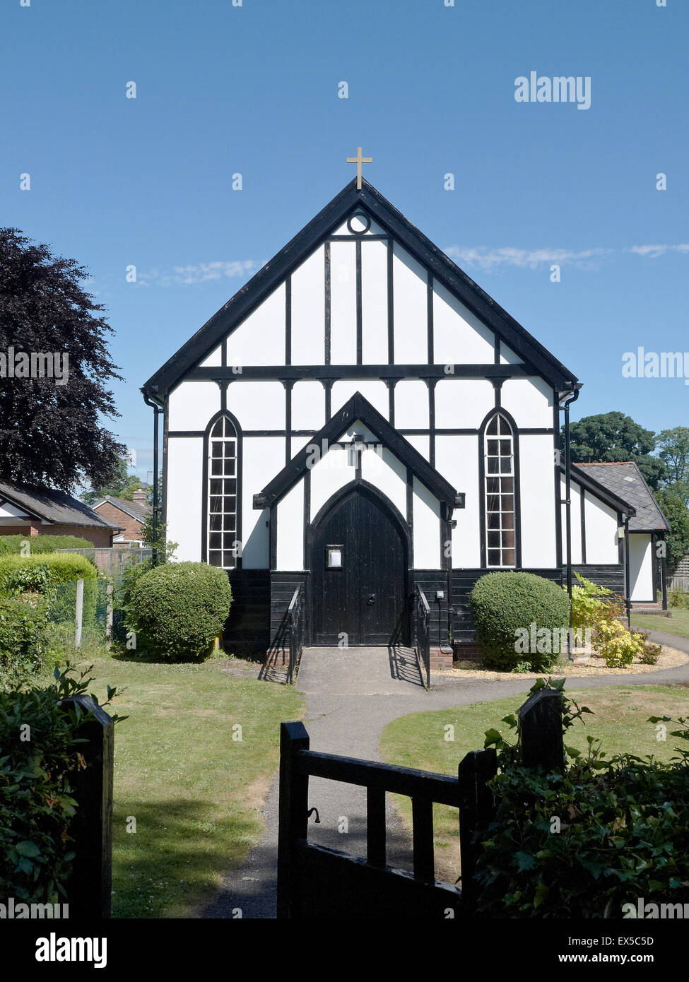 Sacred Heart Roman Catholic Church in Chirk Wrexham Wales UK Stock ...