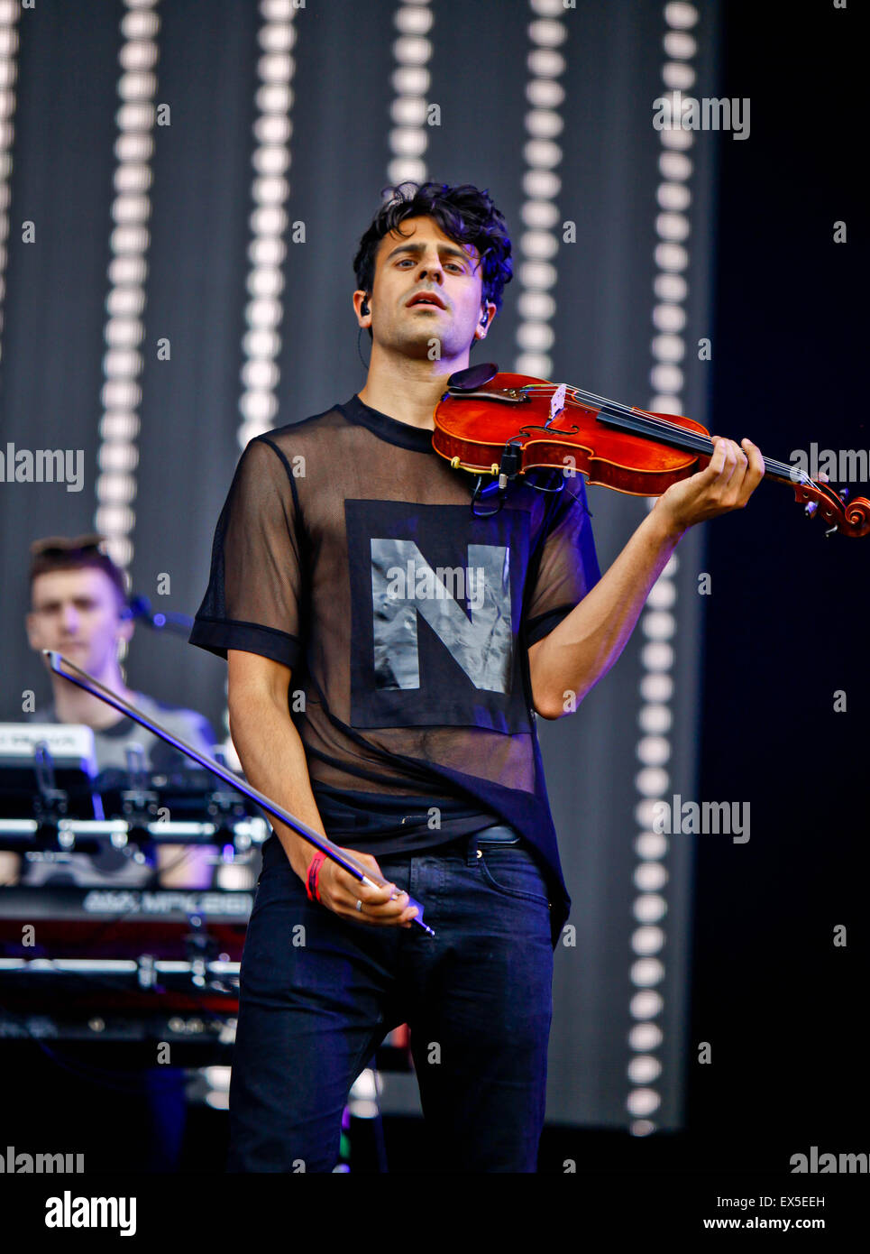 London, UK. Clean Bandit ( Jack Patterson, Luke Patterson, Grace Chatto ...
