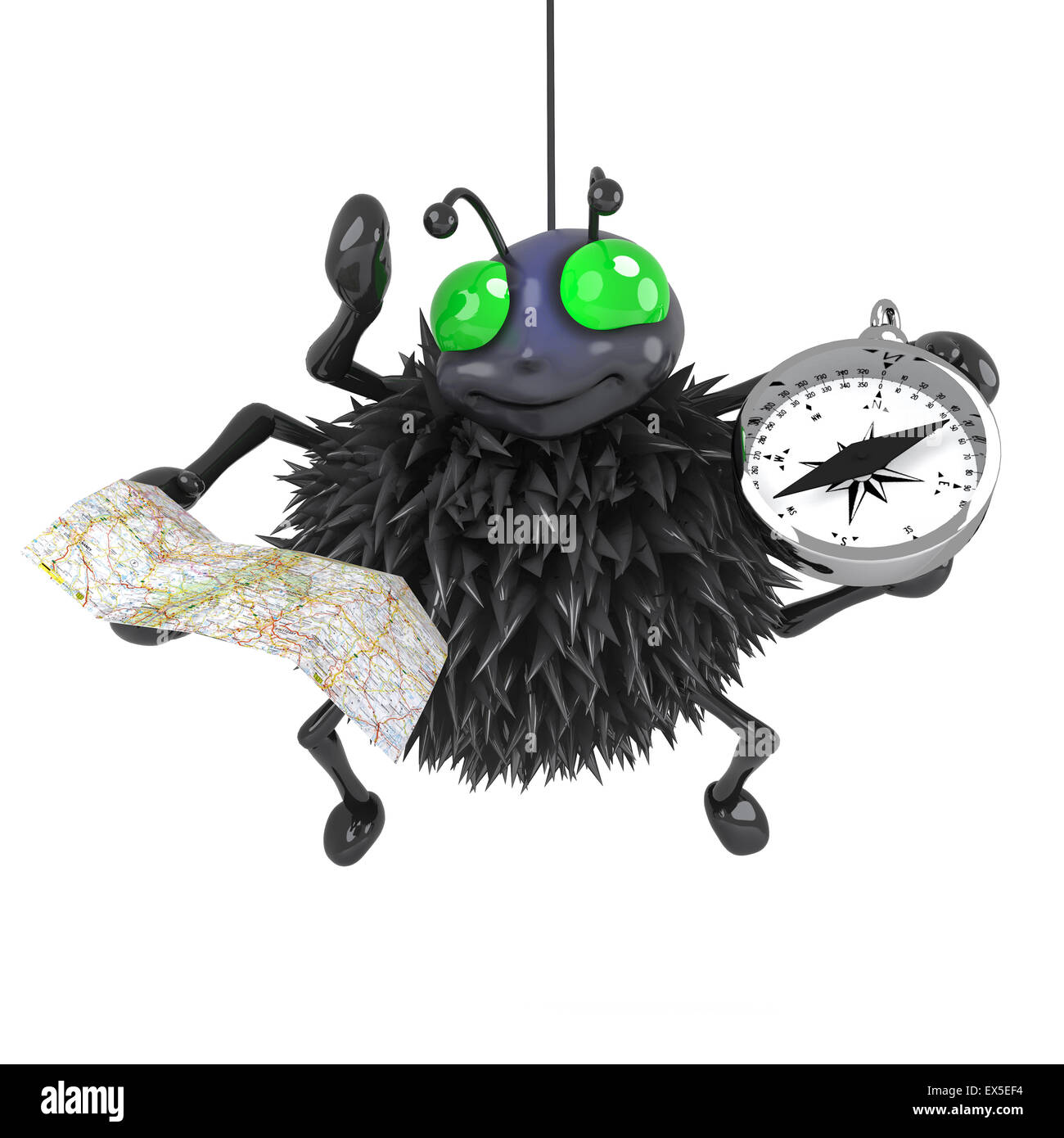 Funny map compass hi-res stock photography and images - Alamy