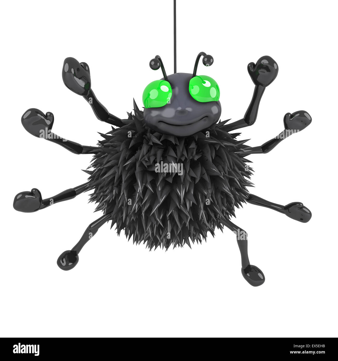 Spider hanging thread hi-res stock photography and images - Alamy