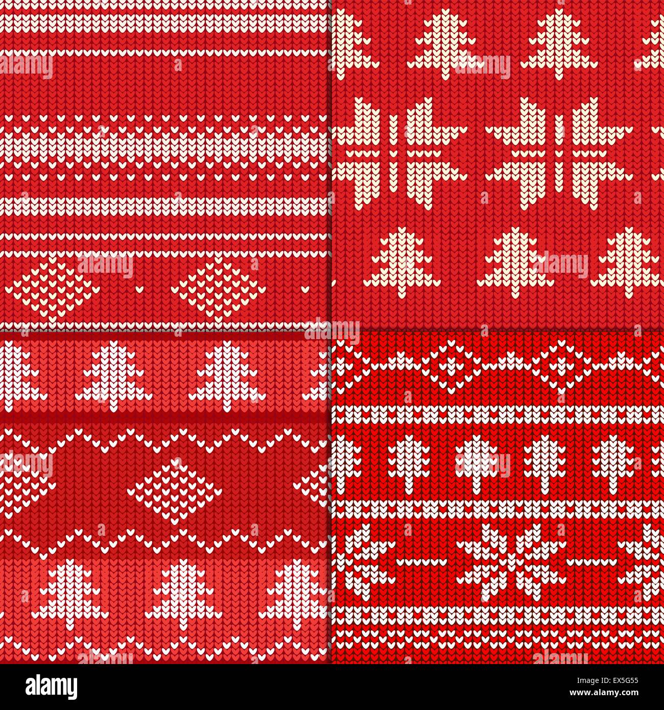 Knitting Pattern set Stock Vector Image & Art - Alamy