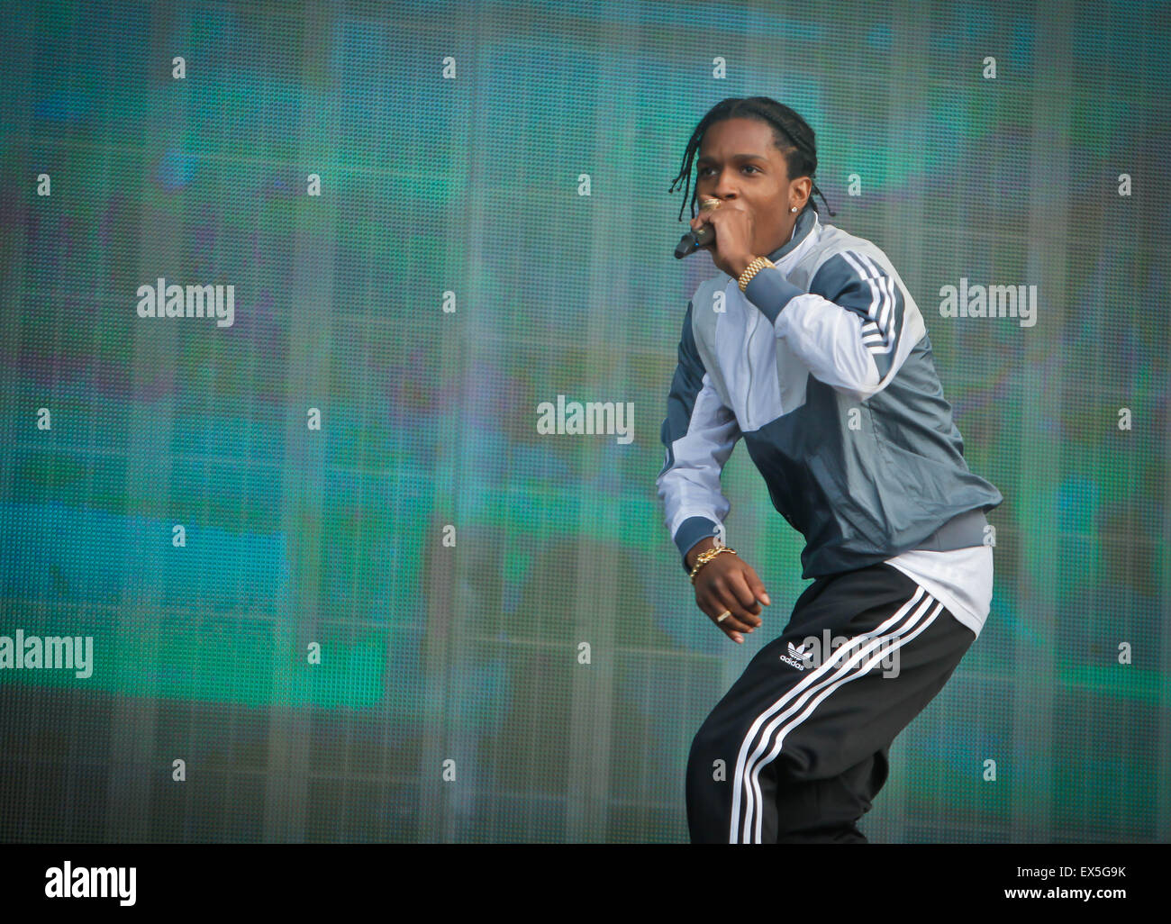 London, UK. ASAP Rocky performing live at the New Look Wireless ...