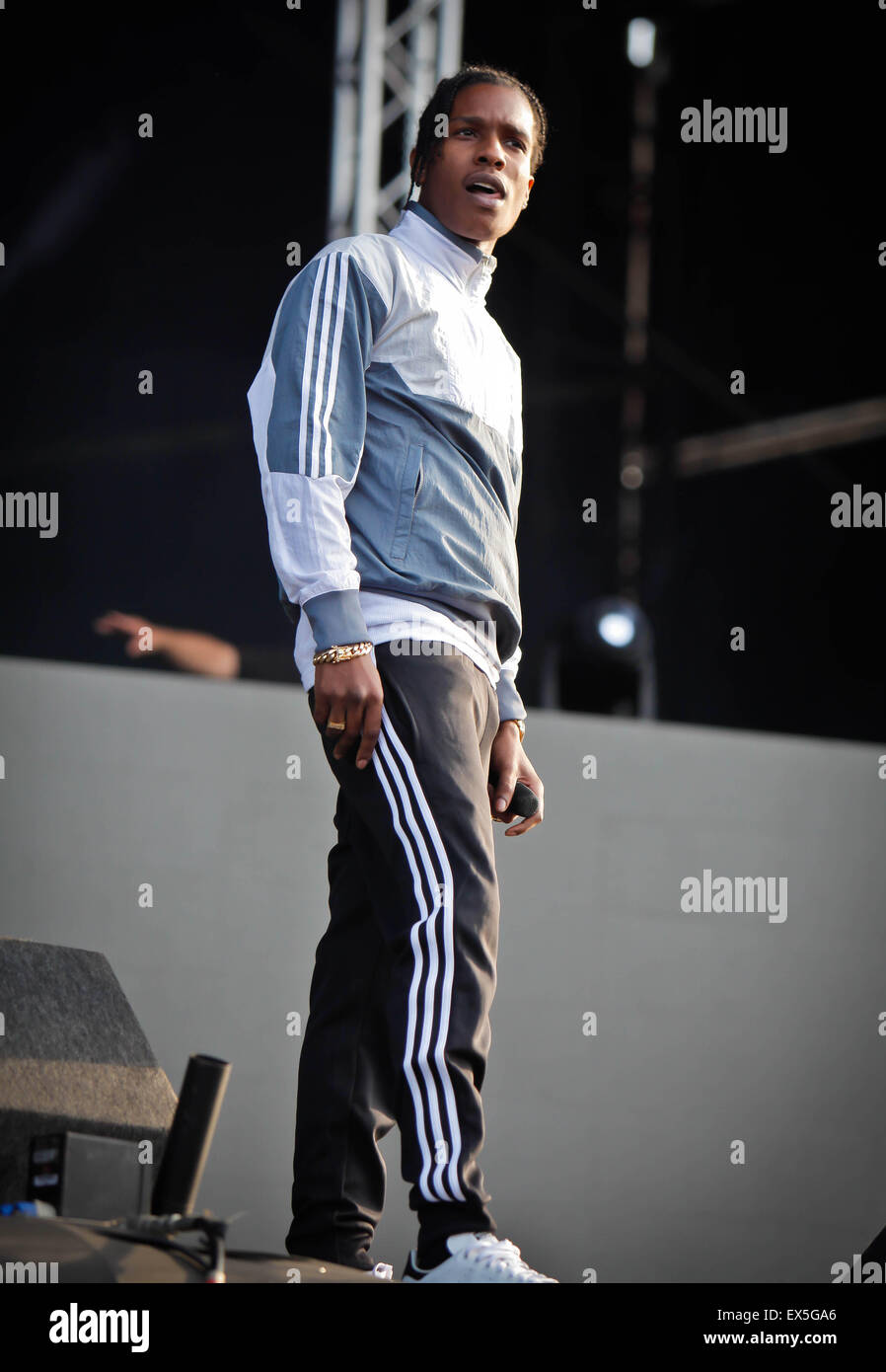London, UK. ASAP Rocky performing live at the New Look Wireless ...