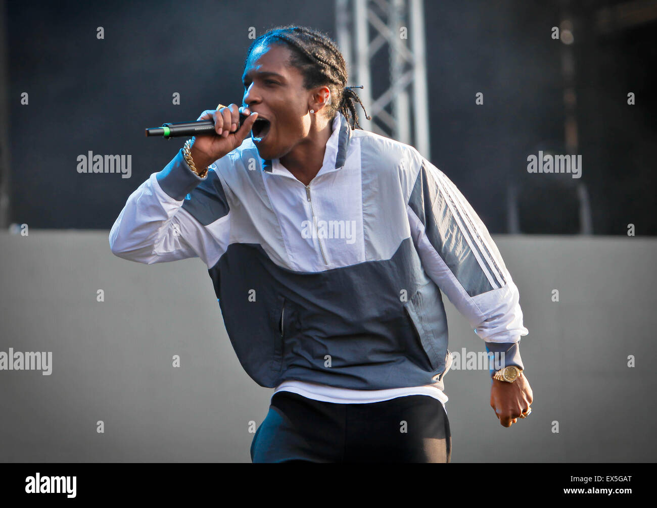 London, UK. ASAP Rocky performing live at the New Look Wireless ...