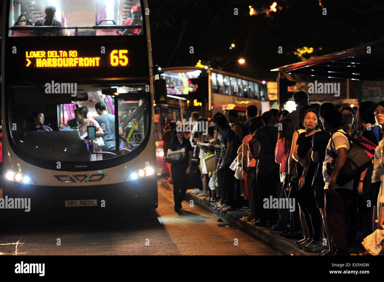 Singapore, bus station hi-res stock photography and images - Alamy