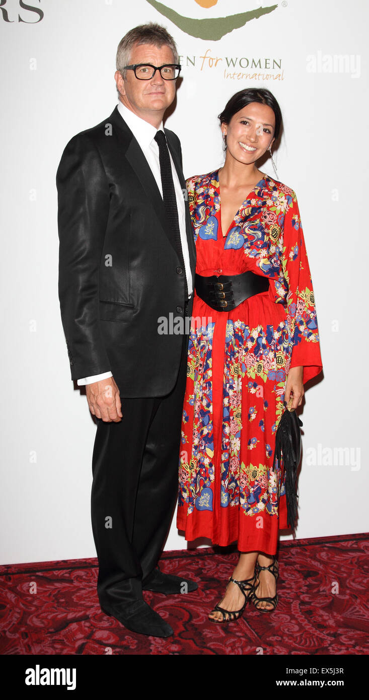 London. UK. Jay Jopling and Hikari Yokoyama at the The Women for Women ...
