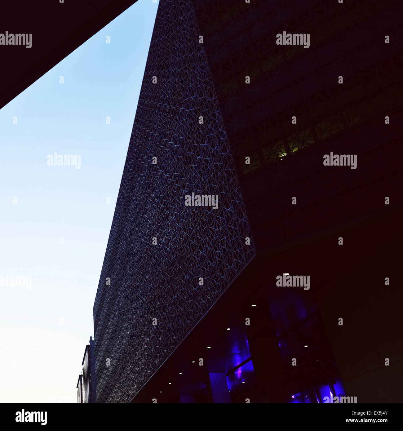 geometry of the modern building Stock Photo - Alamy