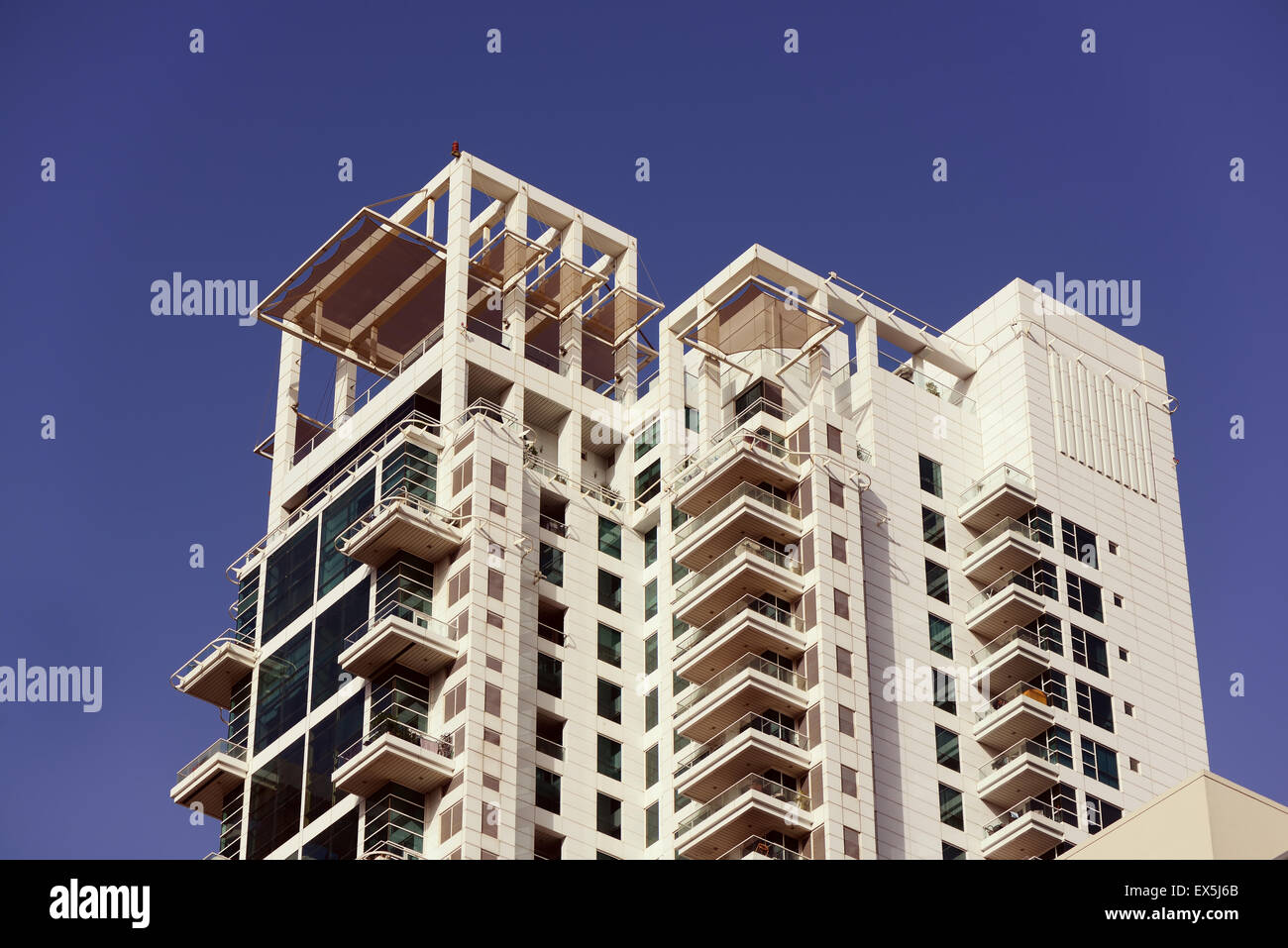 nice modern building with comfortable apartments Stock Photo - Alamy