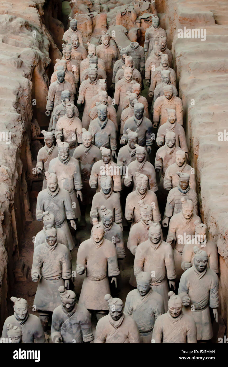 Terracotta warriors excavation hi-res stock photography and images - Alamy