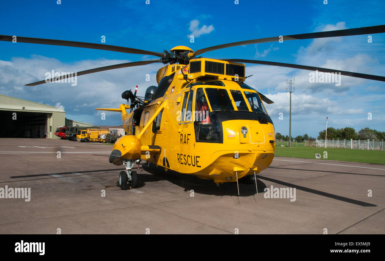 Yellow royal air force rescue helicopter hi-res stock photography and ...