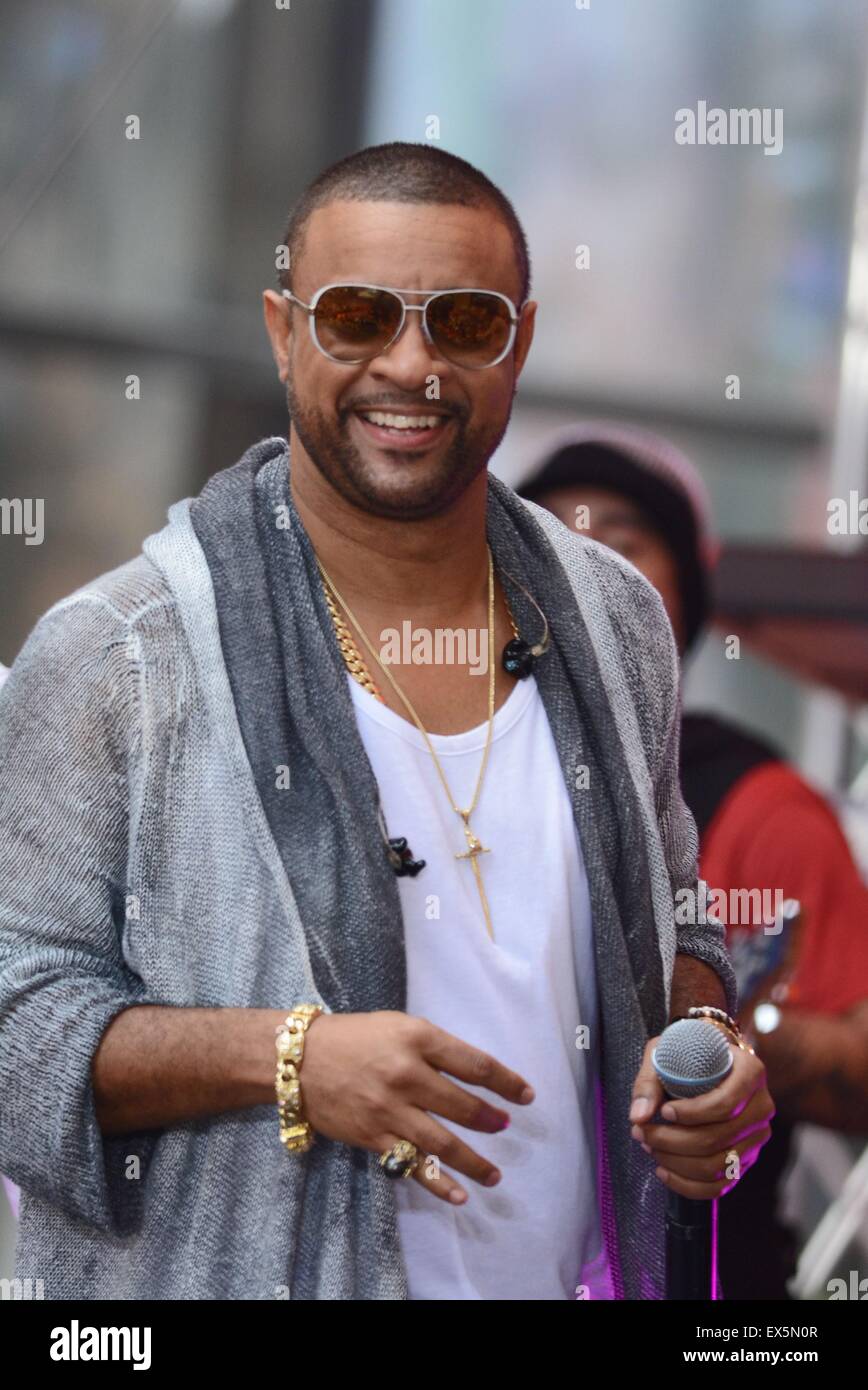 New York, NY, USA. 7th July, 2015. Shaggy on stage for NBC Today Show ...