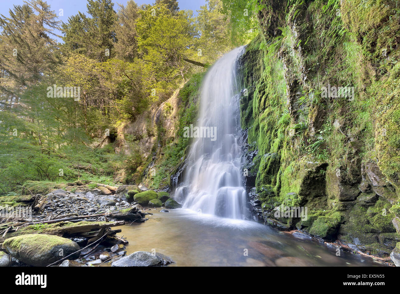 Upper McCord Creek Falls in Columbia River Gorge National Scenic Area ...