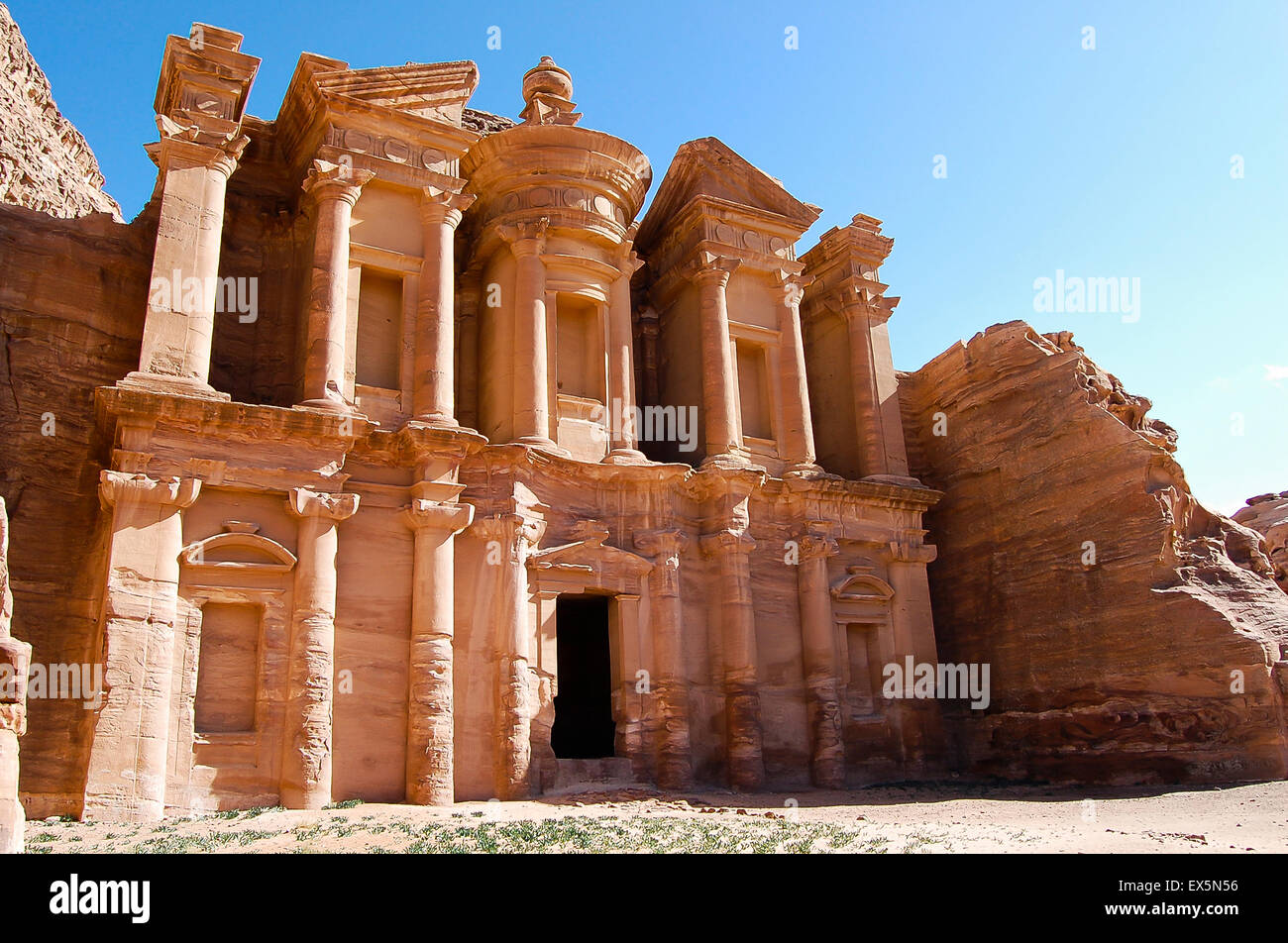 The Monastery - Petra - Jordan Stock Photo - Alamy